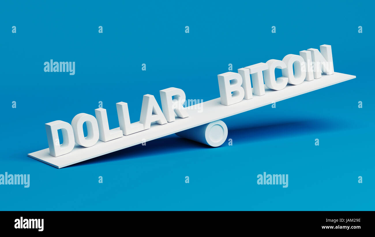 Scale Concept isolated on blue background Stock Photo - Alamy