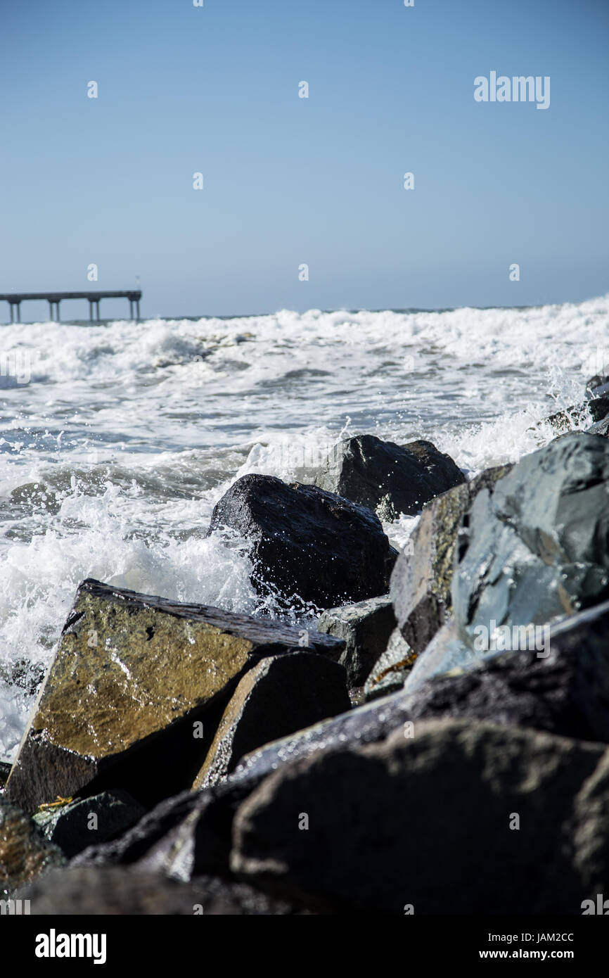 Splash - Rocks Stock Photo - Alamy