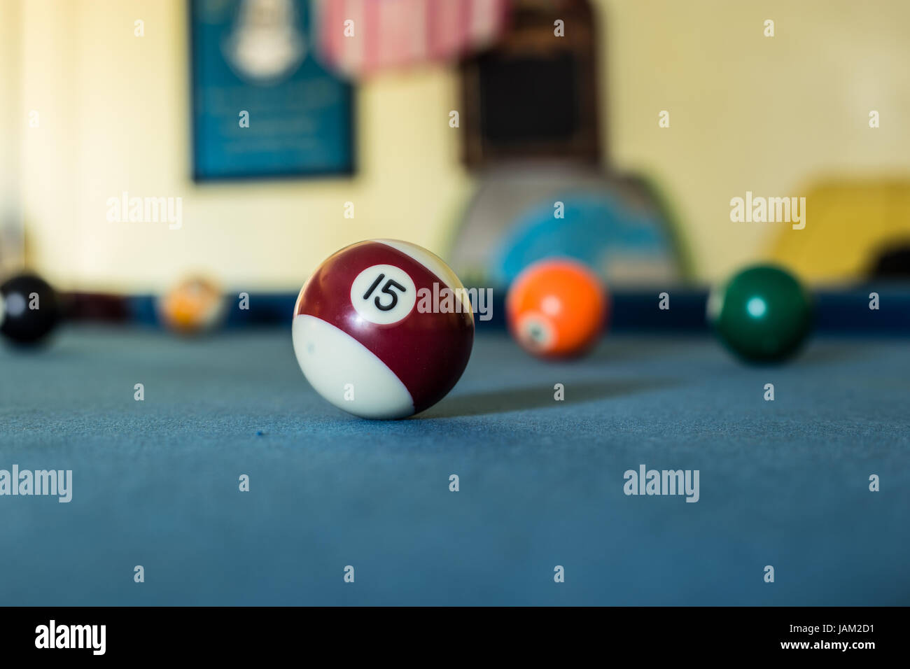 15 balls pool hi-res stock photography and images - Alamy
