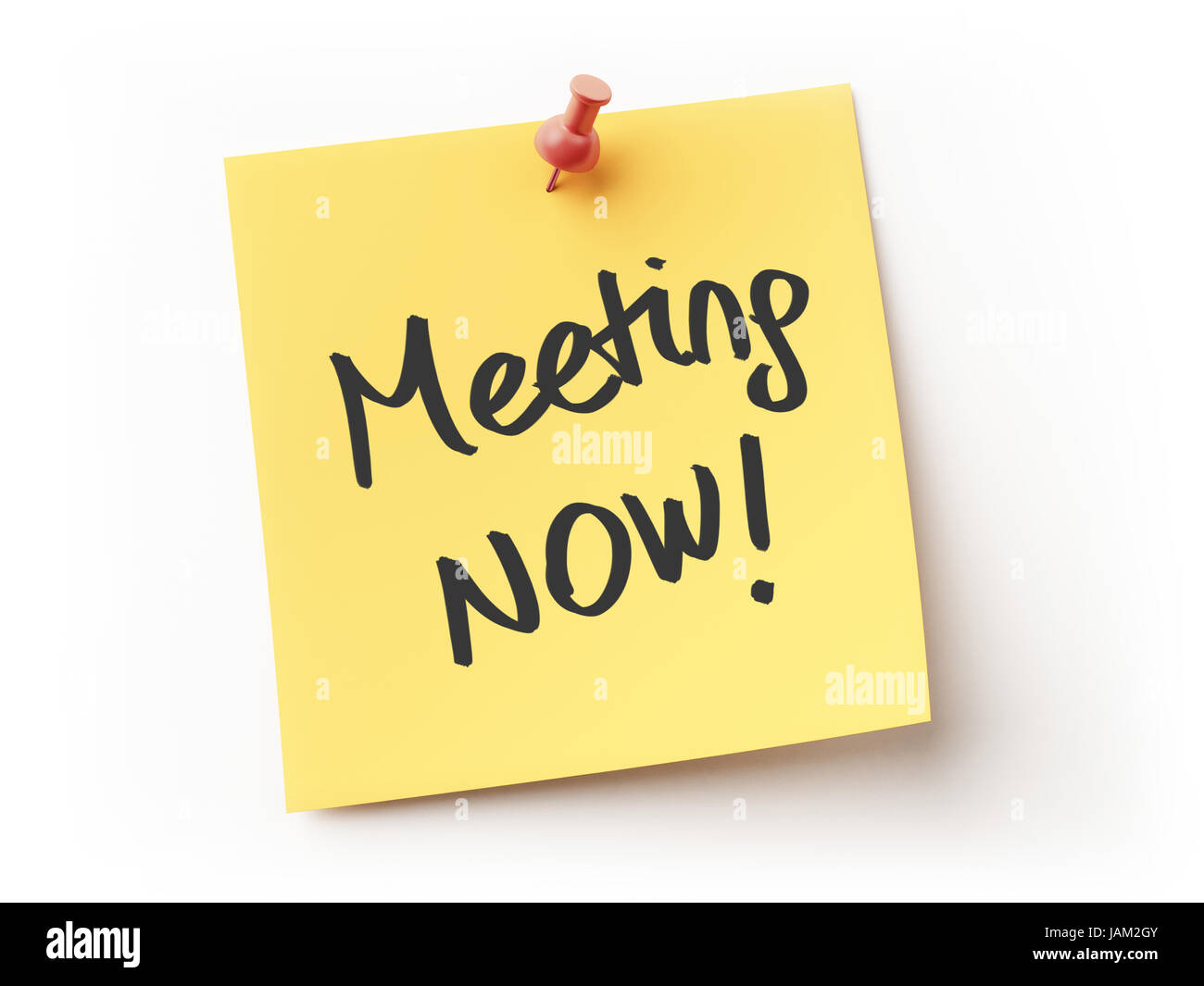 Sticky Note Message isolated on white Stock Photo - Alamy