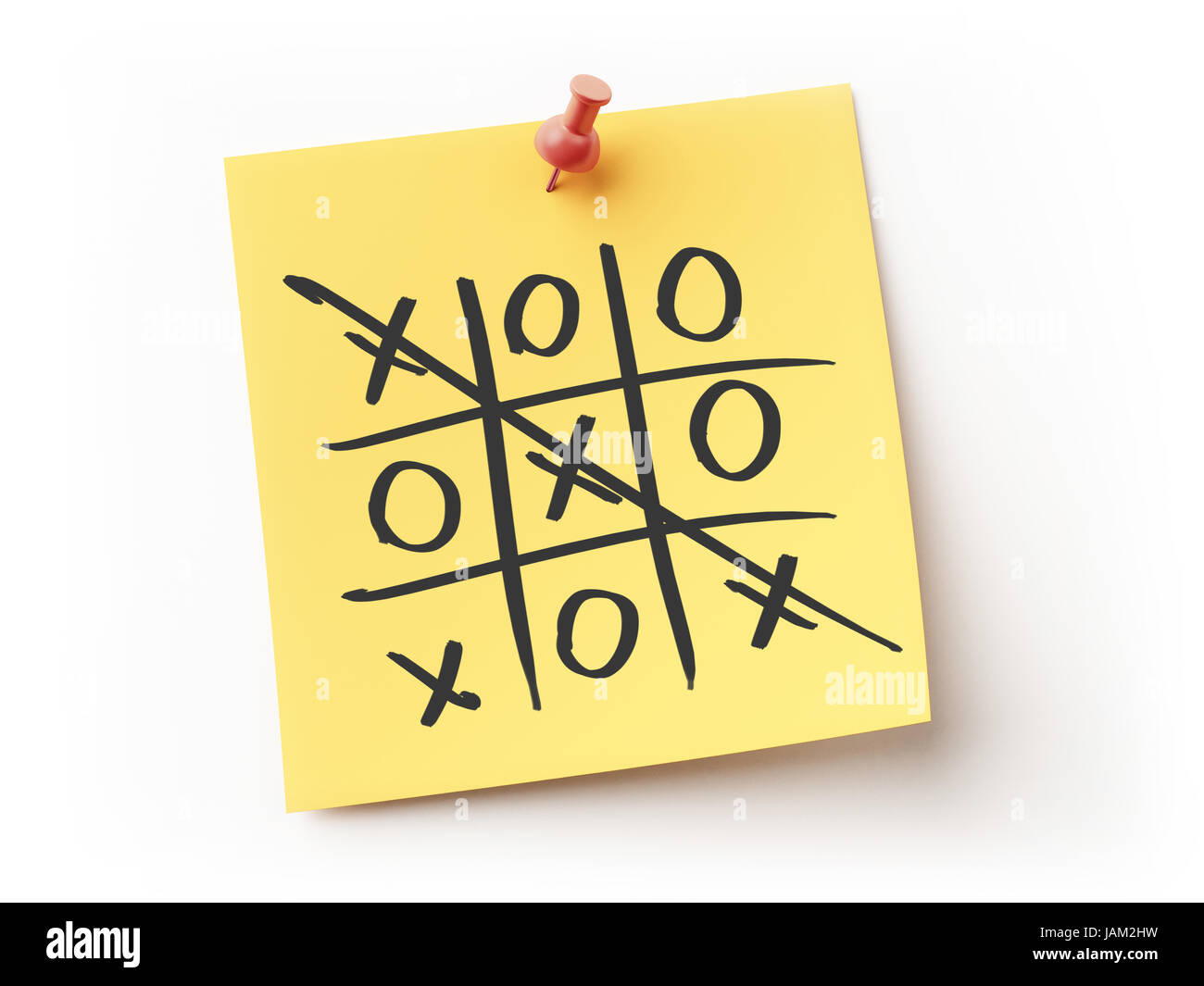 Sticky Note Message isolated on white Stock Photo - Alamy