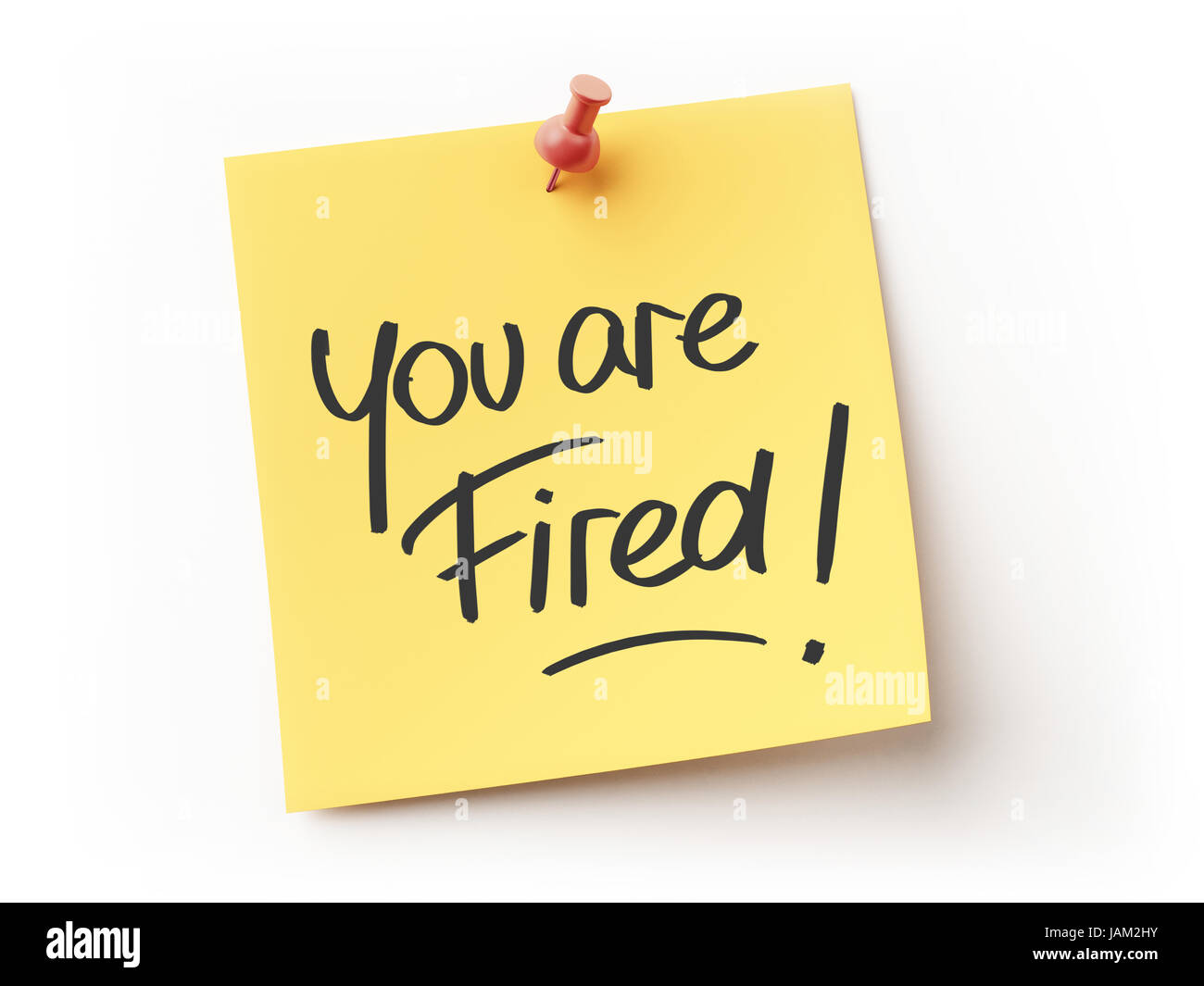 Sticky Note Message isolated on white Stock Photo - Alamy