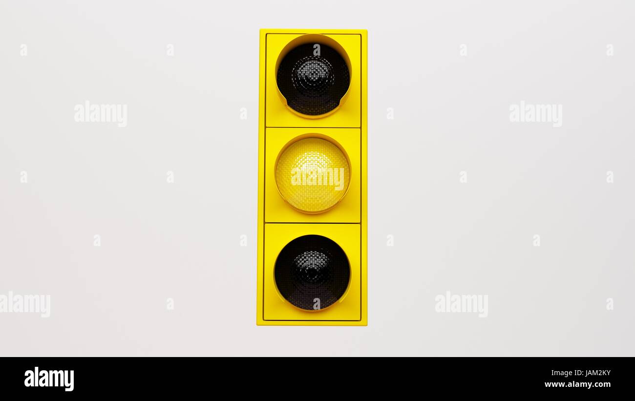Traffic Light isolated on white Stock Photo - Alamy