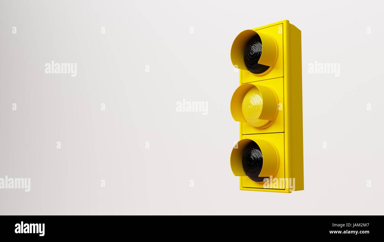 Traffic Light isolated on white Stock Photo - Alamy