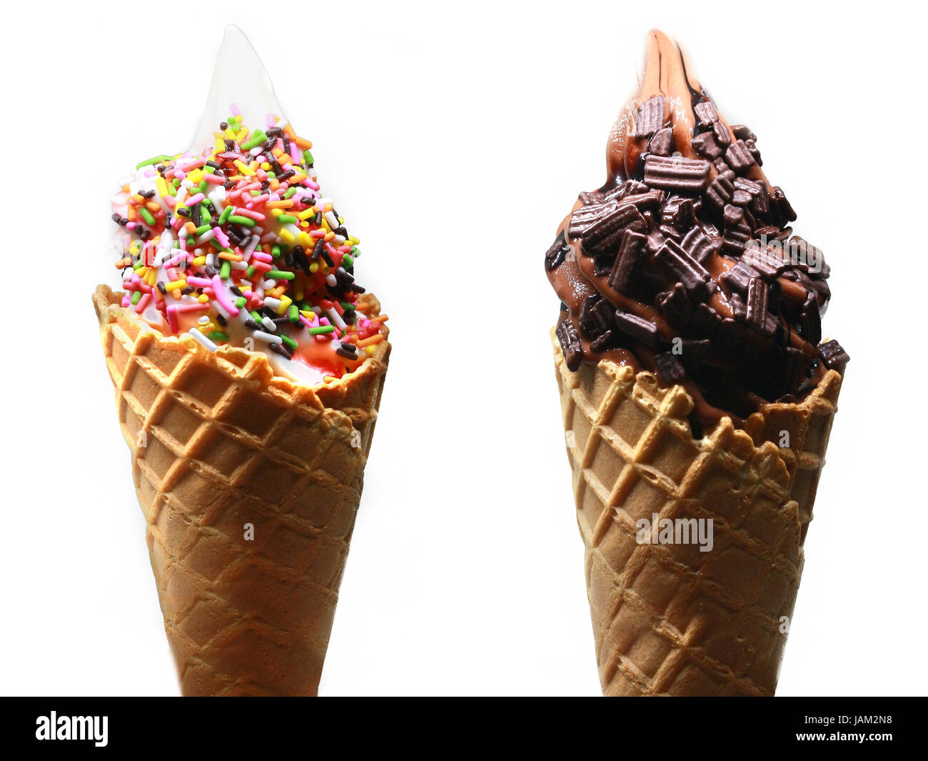 Cone topping Cut Out Stock Images & Pictures - Alamy