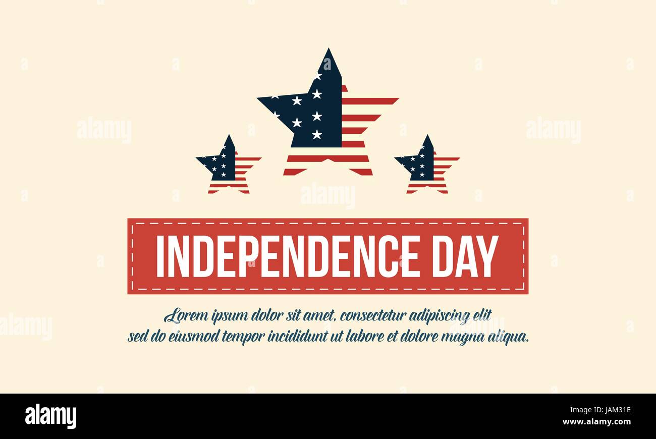 Independence day background vector flat Stock Vector Image & Art - Alamy