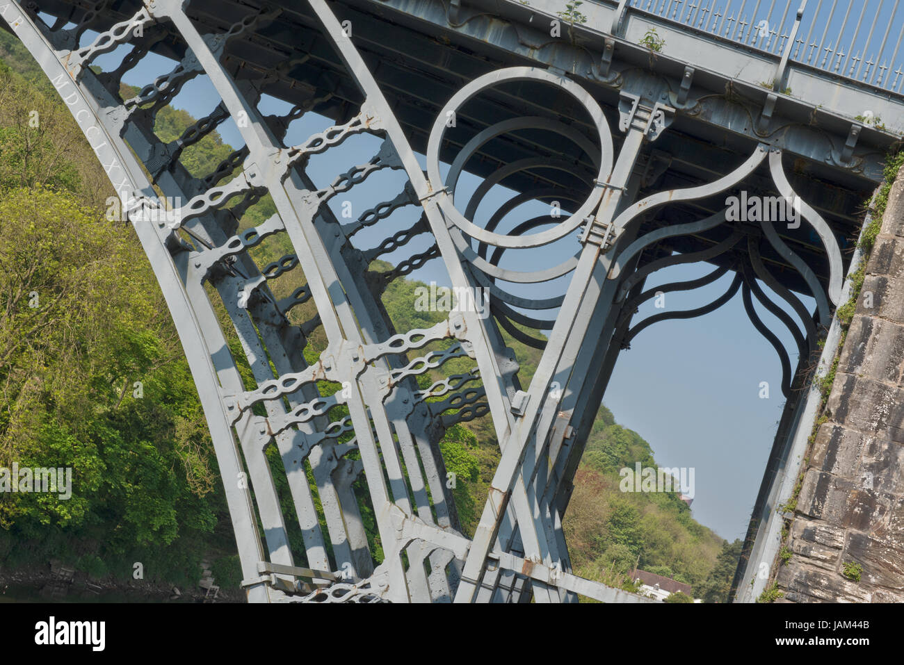 Iron Bridge in Ironbridge, Shropshire was the first bridge of its kind ...