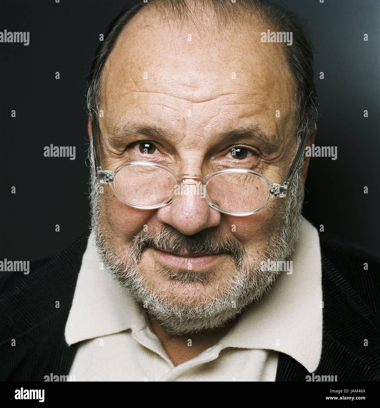 Serge Moati, French journalist and TV presenter of the show 'Ripostes ...