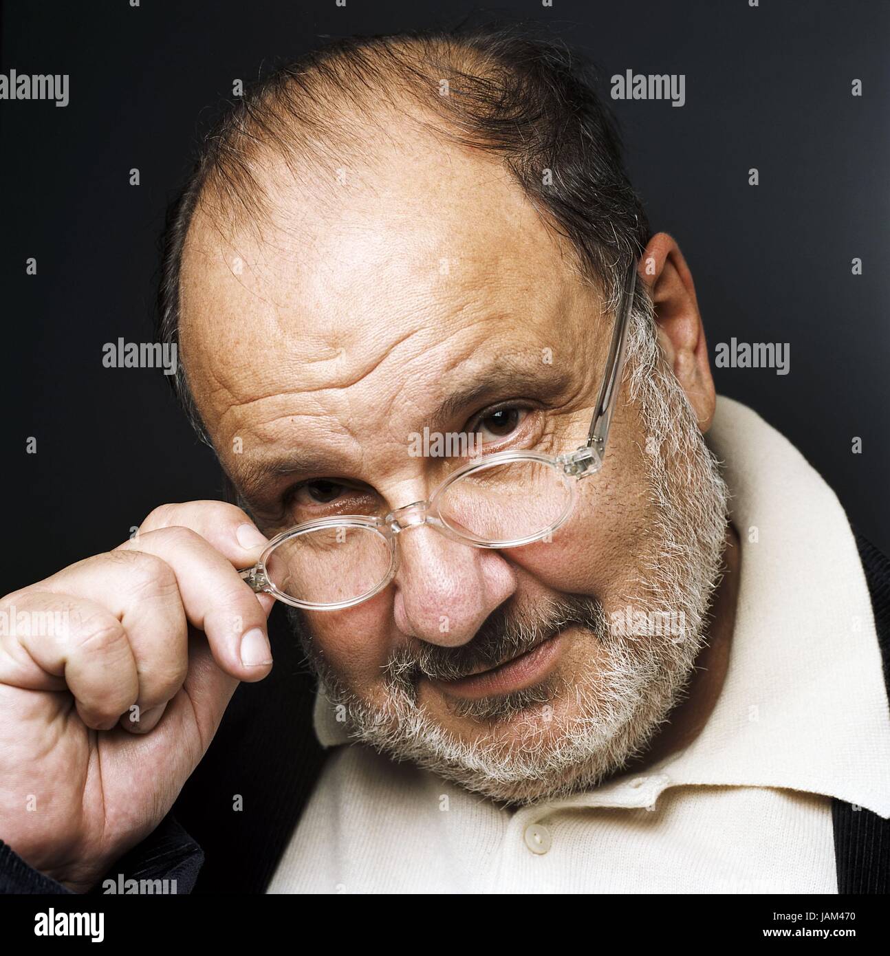 Serge Moati, French journalist and TV presenter of the show 'Ripostes ...