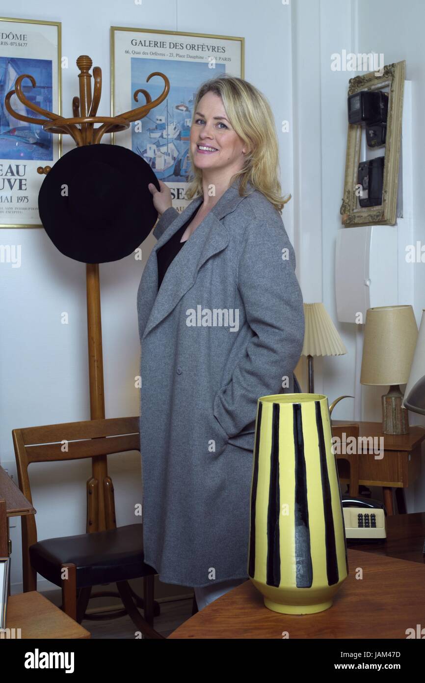 Trish Deseine, Irish recipe books writer. She lives in Paris since 1987. Photo Damien Grenon ...