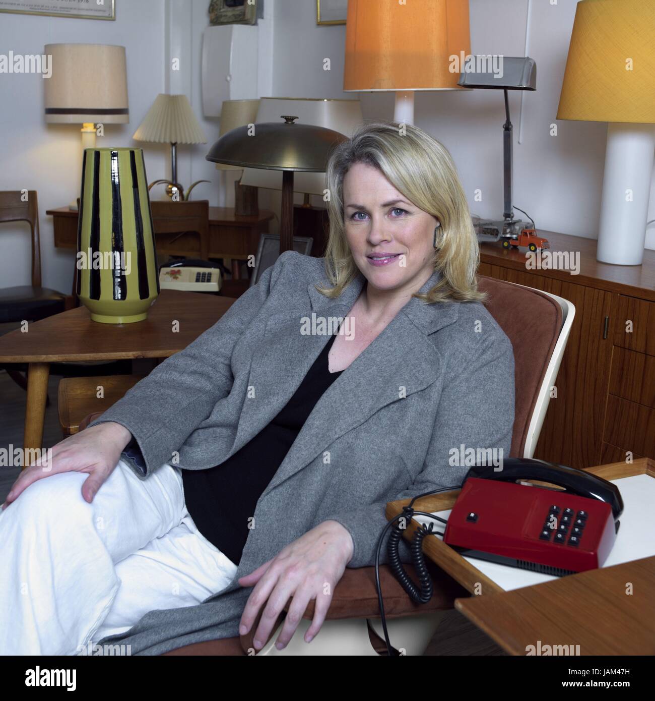 Trish Deseine, Irish recipe books writer. She lives in Paris since 1987. Photo Damien Grenon ...