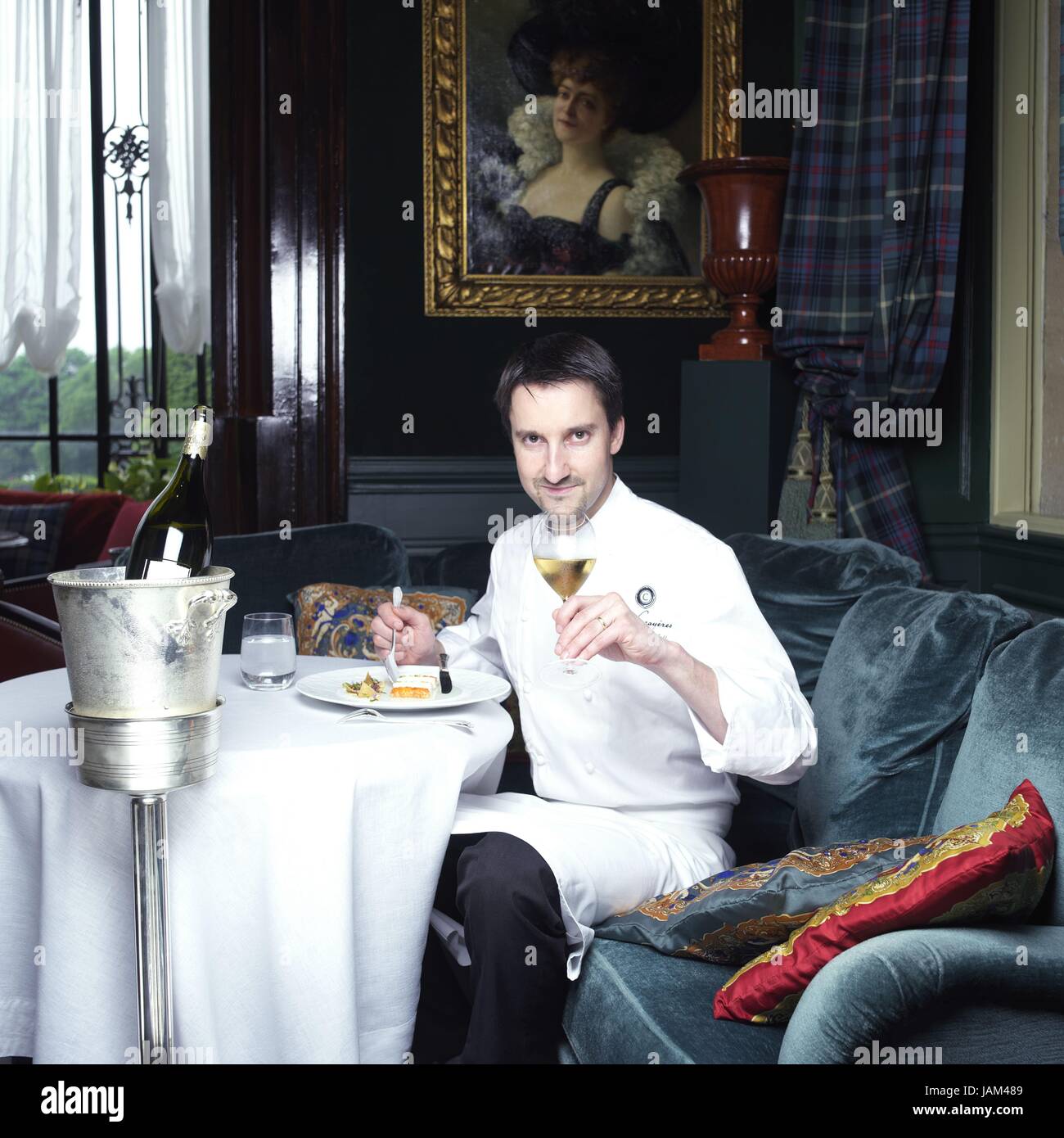 Philippe Mille, chef at the Restaurant Les Crayères in Reims. Photo ...