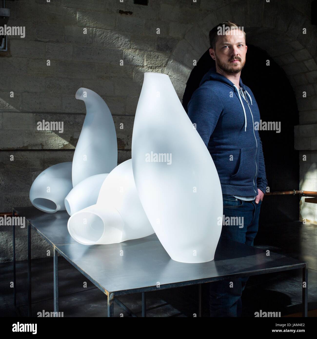 Jeremy Maxwell Wintrebert, French artist who works with hot liquid ...