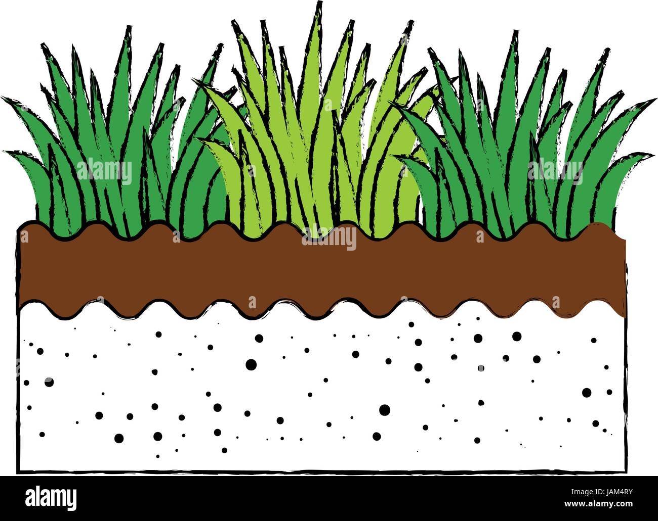 Grass and ground Stock Vector Image & Art - Alamy