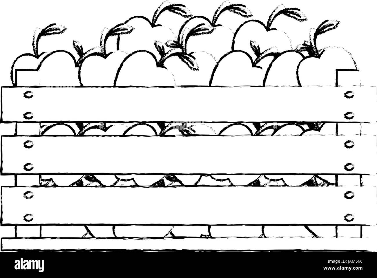 Draw an apple Black and White Stock Photos & Images - Alamy