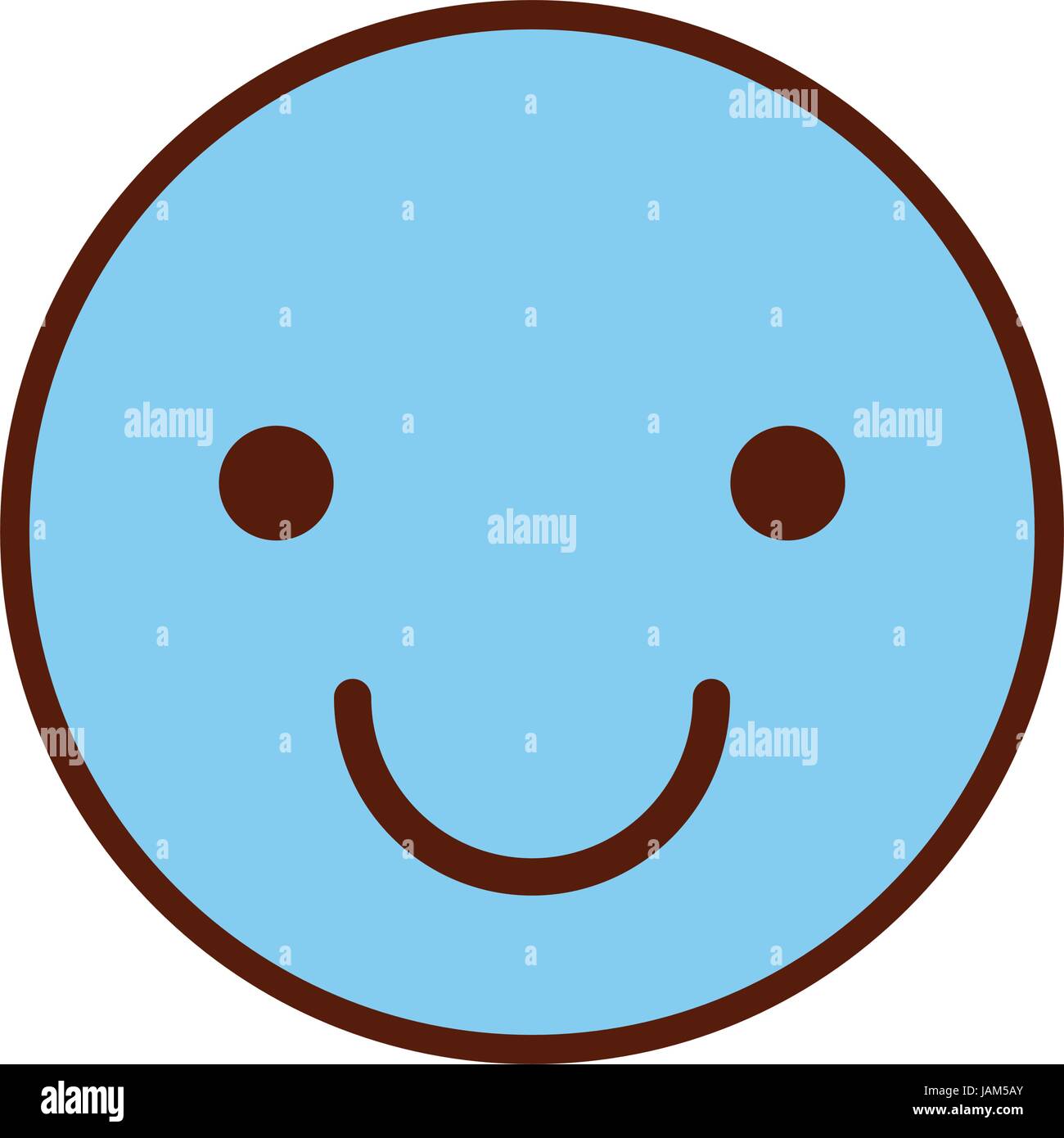 happy face emogy icon Stock Vector Image & Art - Alamy