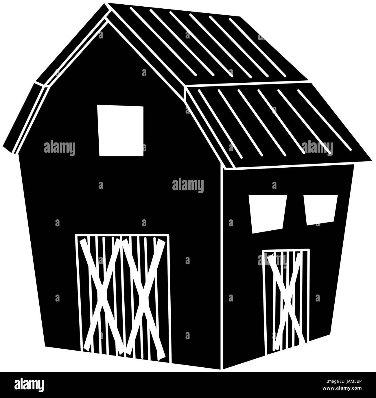 Farmer Barn Roof Stock Vector Images - Alamy