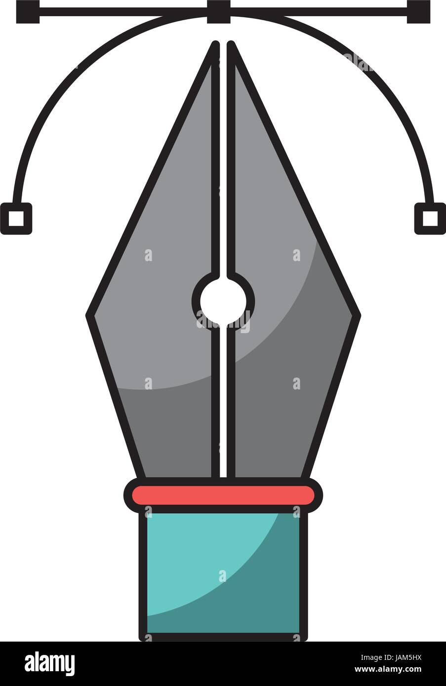 Pen tip vector illustration Stock Vector Image & Art - Alamy