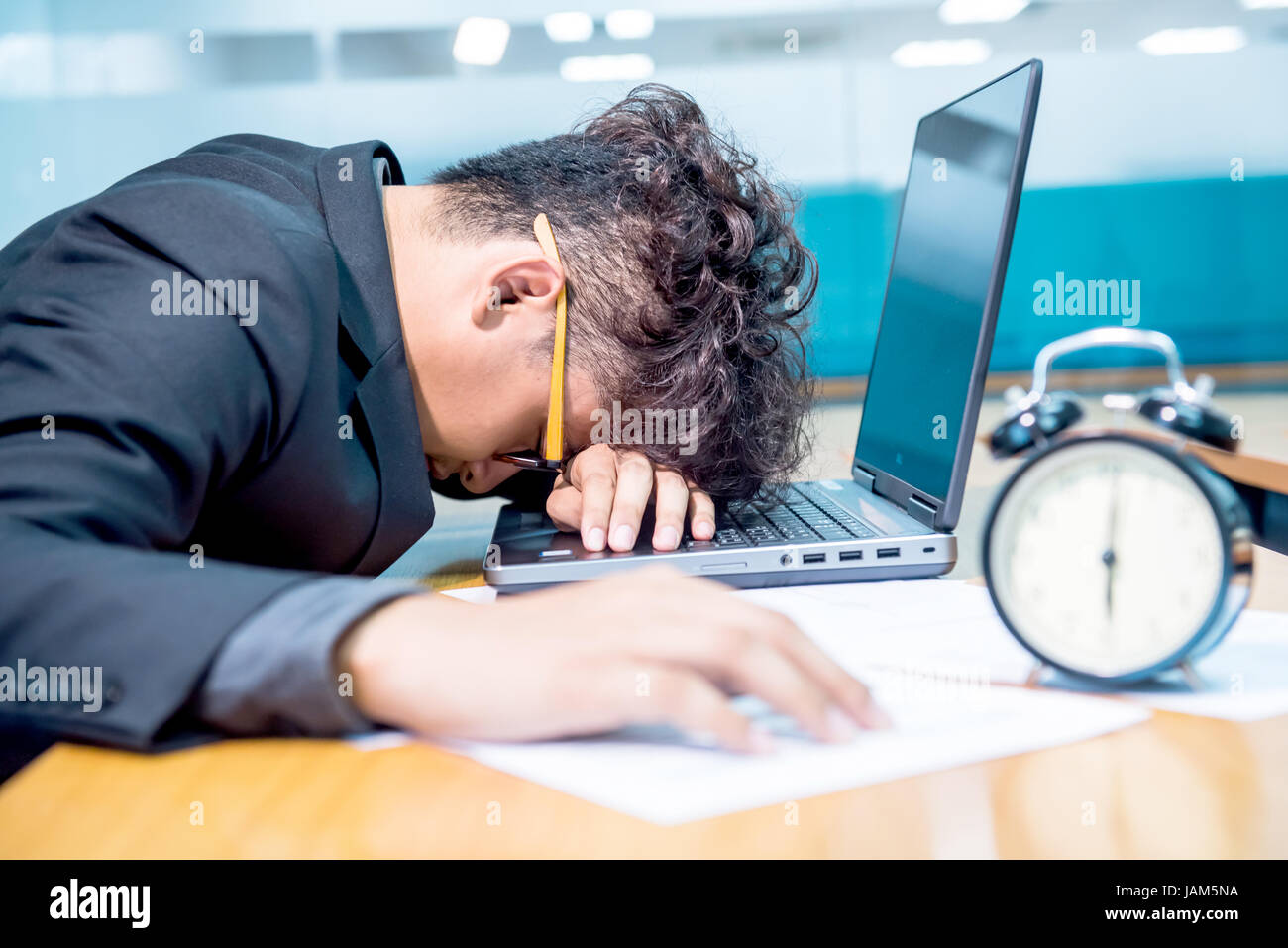 business, It's time to leave work but still busy Stock Photo - Alamy