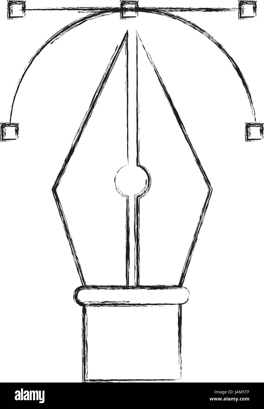 Pen tip vector illustration Stock Vector Image & Art - Alamy