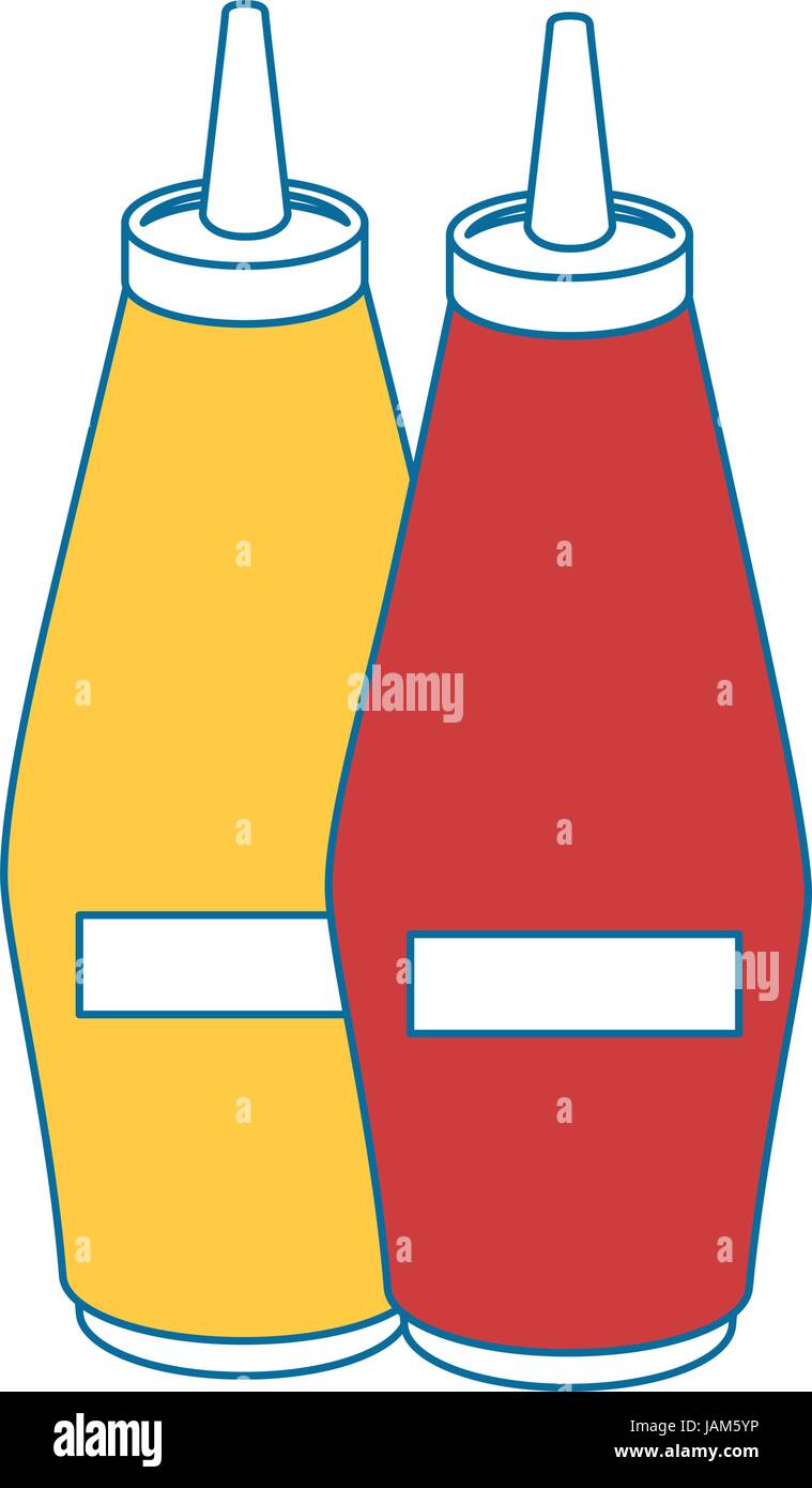 Mayonnaise mustard ketchup in Stock Vector Images - Alamy