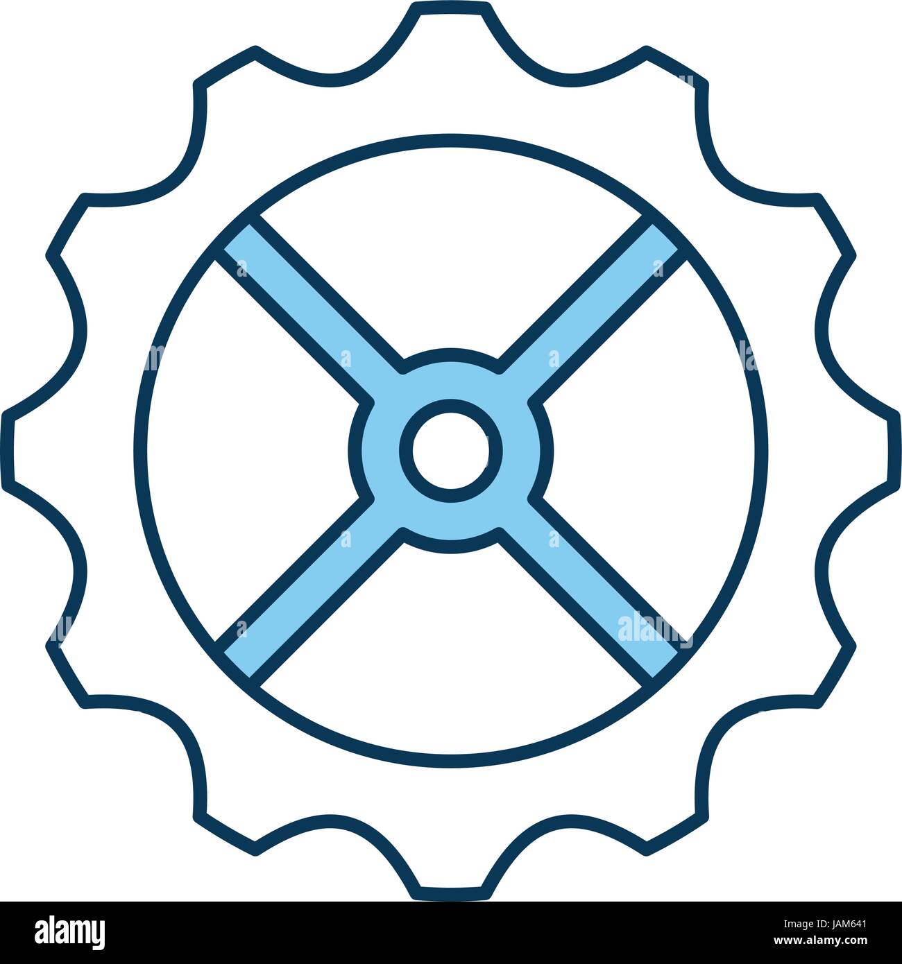 gear machine isolated icon Stock Vector Image & Art - Alamy