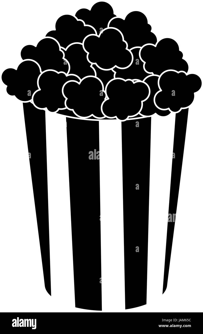 Pop corn movie Black and White Stock Photos & Images - Alamy