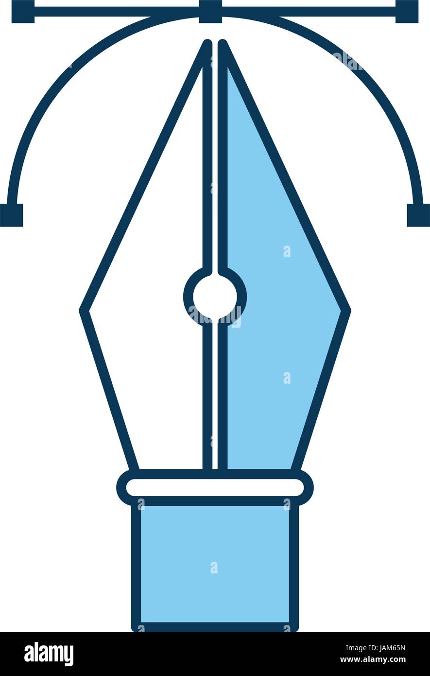 Pen tip vector illustration Stock Vector Image & Art - Alamy