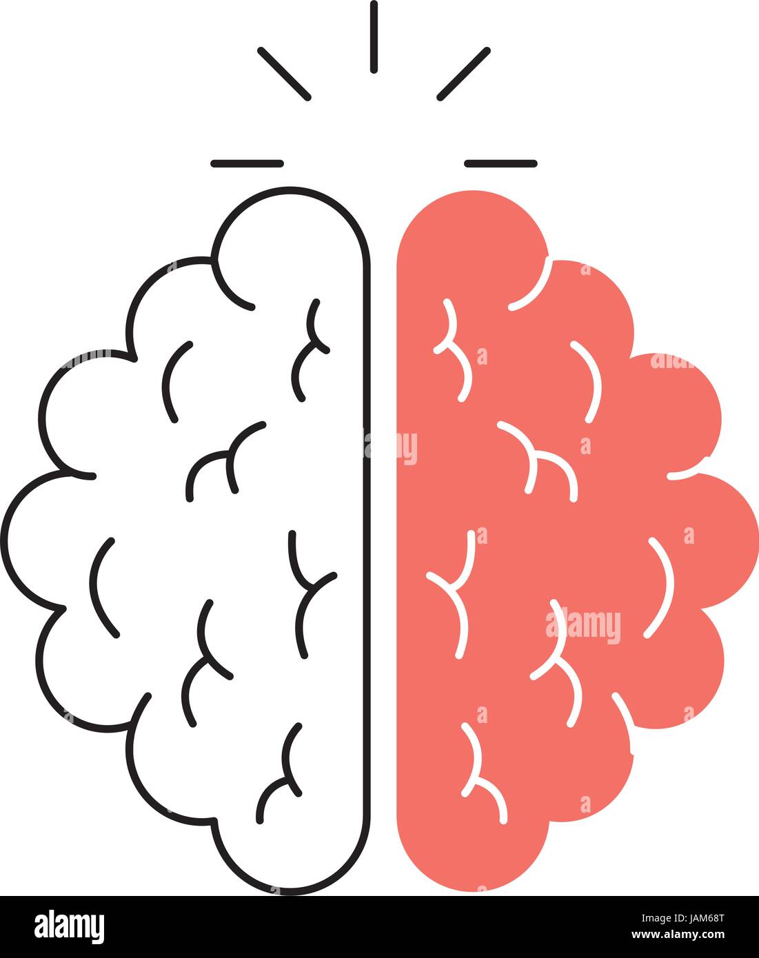 brain organ human icon Stock Vector Image & Art - Alamy