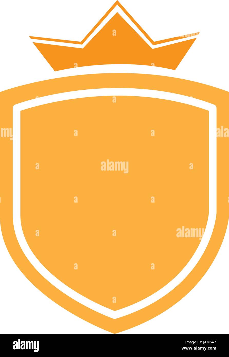 elegant badge shield icon Stock Vector Image & Art - Alamy