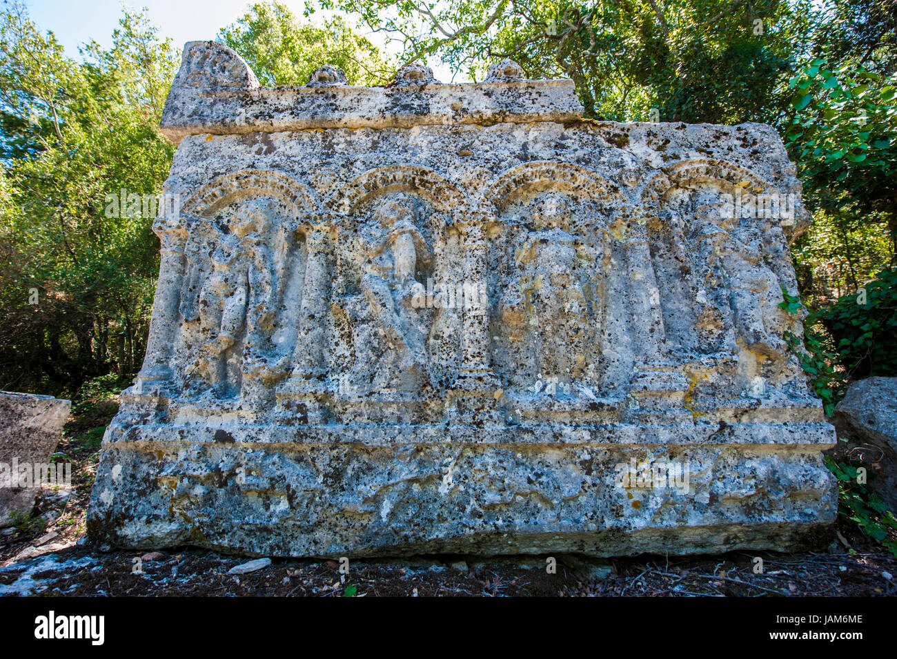 Ancient Pisidian burial place in Termessos, Antalya Province, Turkey ...