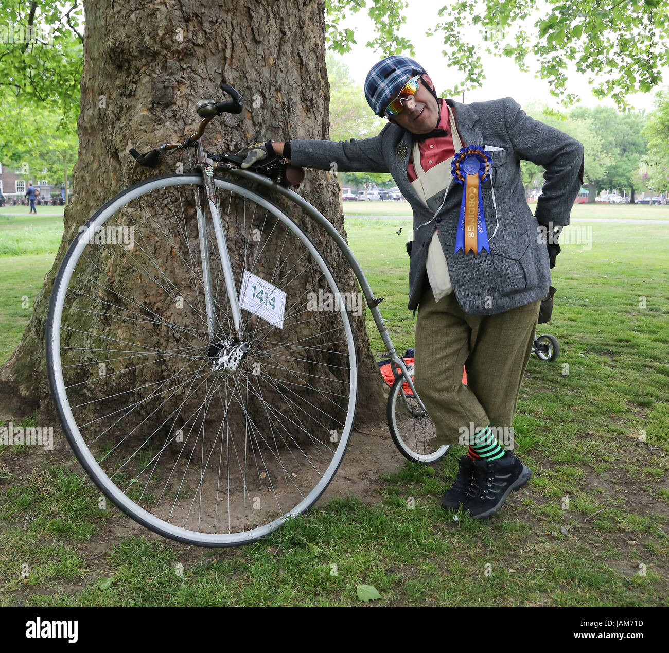 Riders gather for a picnic in Geraldine Mary Harnsworth Park. The Tweed ...