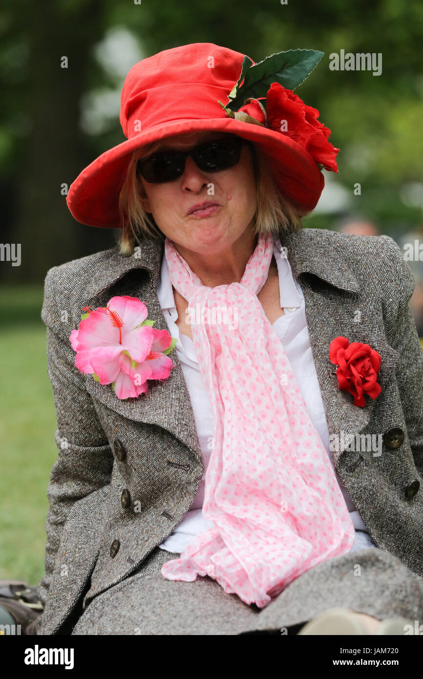 Riders gather for a picnic in Geraldine Mary Harnsworth Park. The Tweed ...