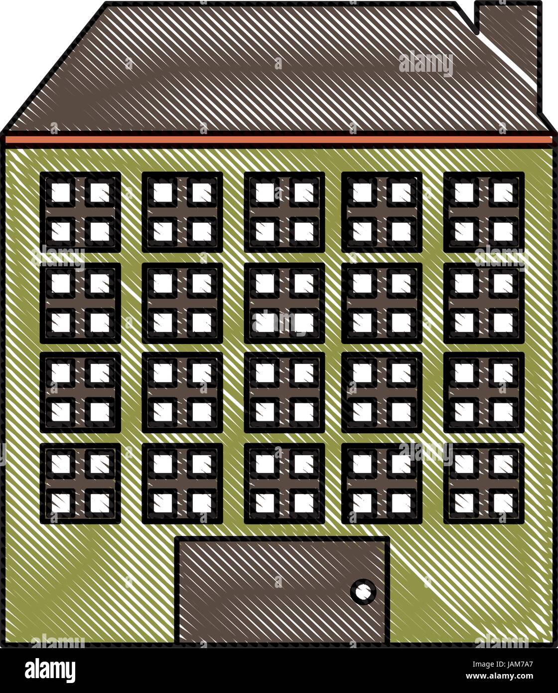 exterior building drawing icon Stock Vector Image & Art - Alamy