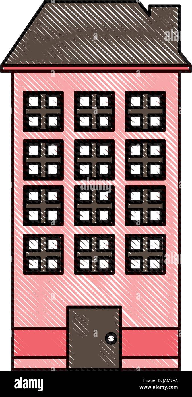 exterior building drawing icon Stock Vector Image & Art - Alamy
