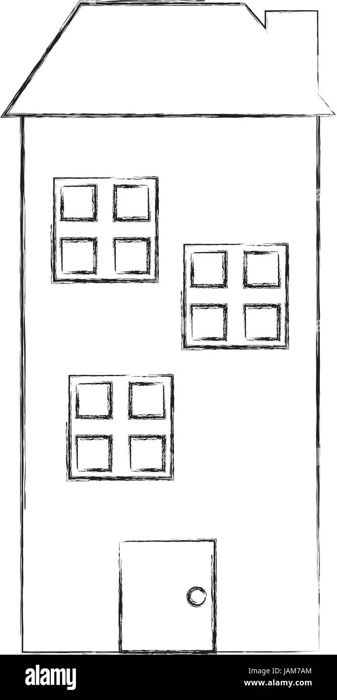 exterior building drawing icon Stock Vector Image & Art - Alamy