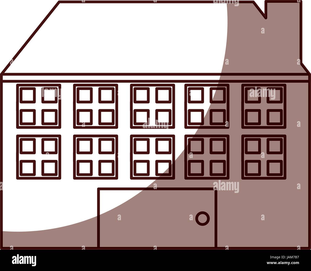 exterior building drawing icon Stock Vector Image & Art - Alamy