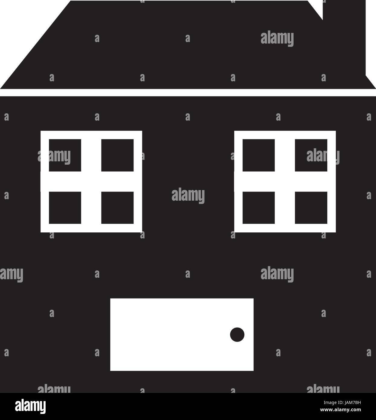 exterior house isolated icon Stock Vector Image & Art - Alamy