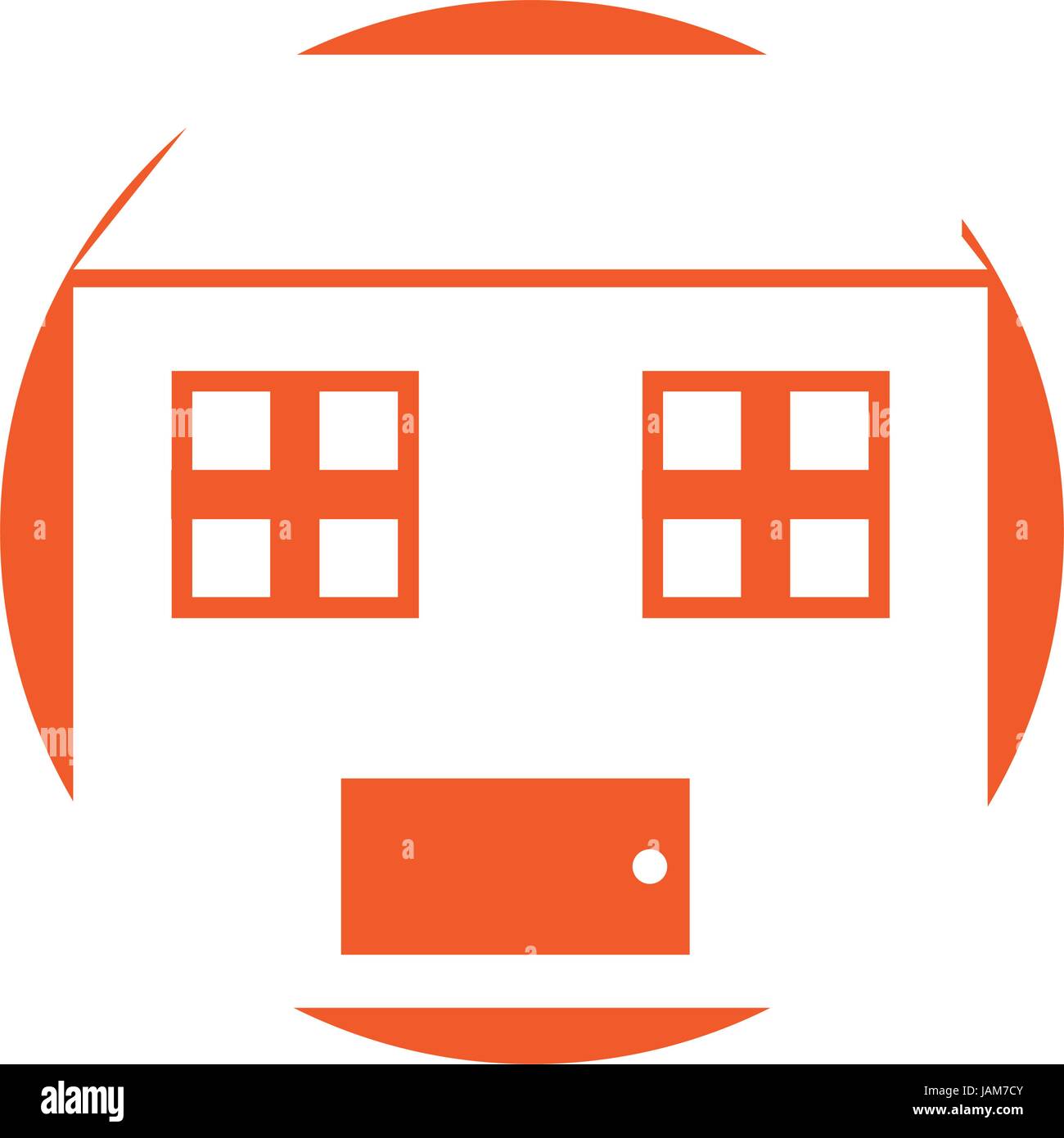 exterior house isolated icon Stock Vector Image & Art - Alamy