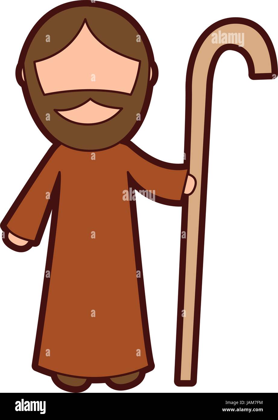 saint joseph manger character Stock Vector Image & Art - Alamy