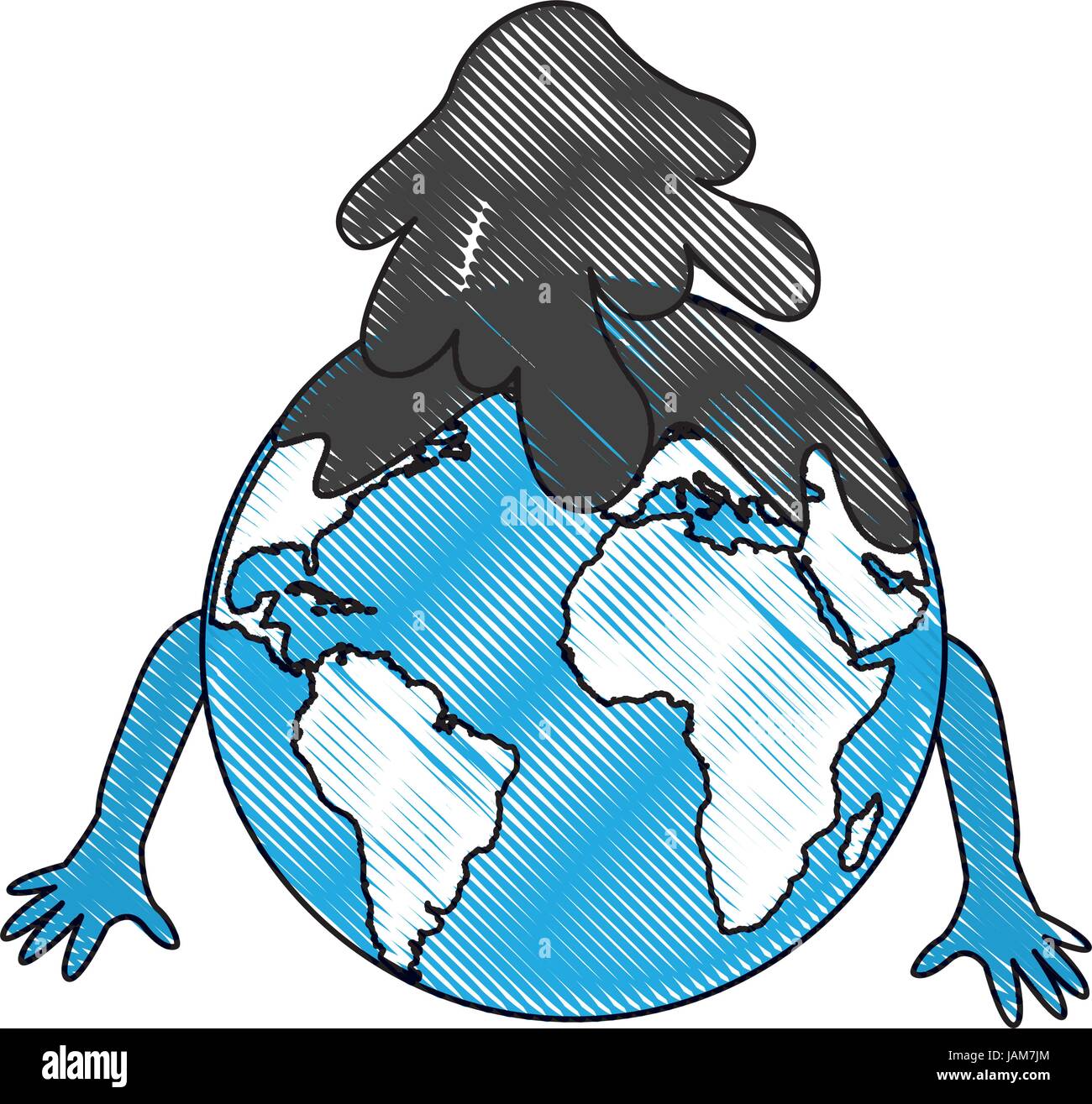 Splash planet Stock Vector Images - Alamy