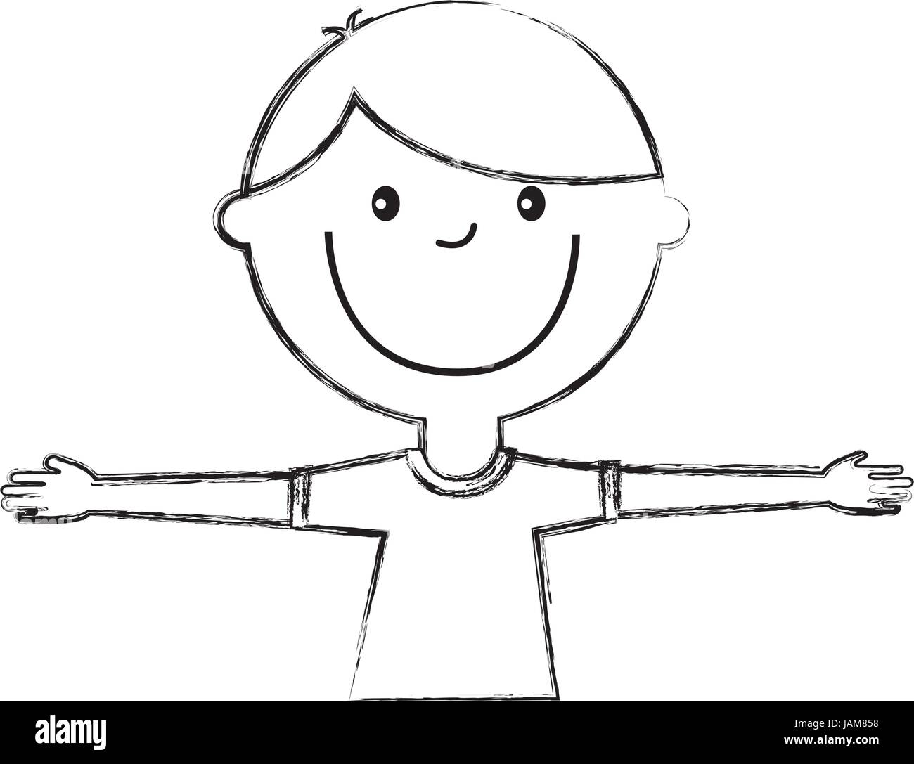 young boy drawing avatar character Stock Vector Image & Art - Alamy