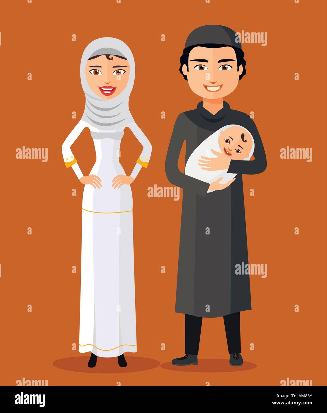 Arab baby Stock Vector Images - Alamy