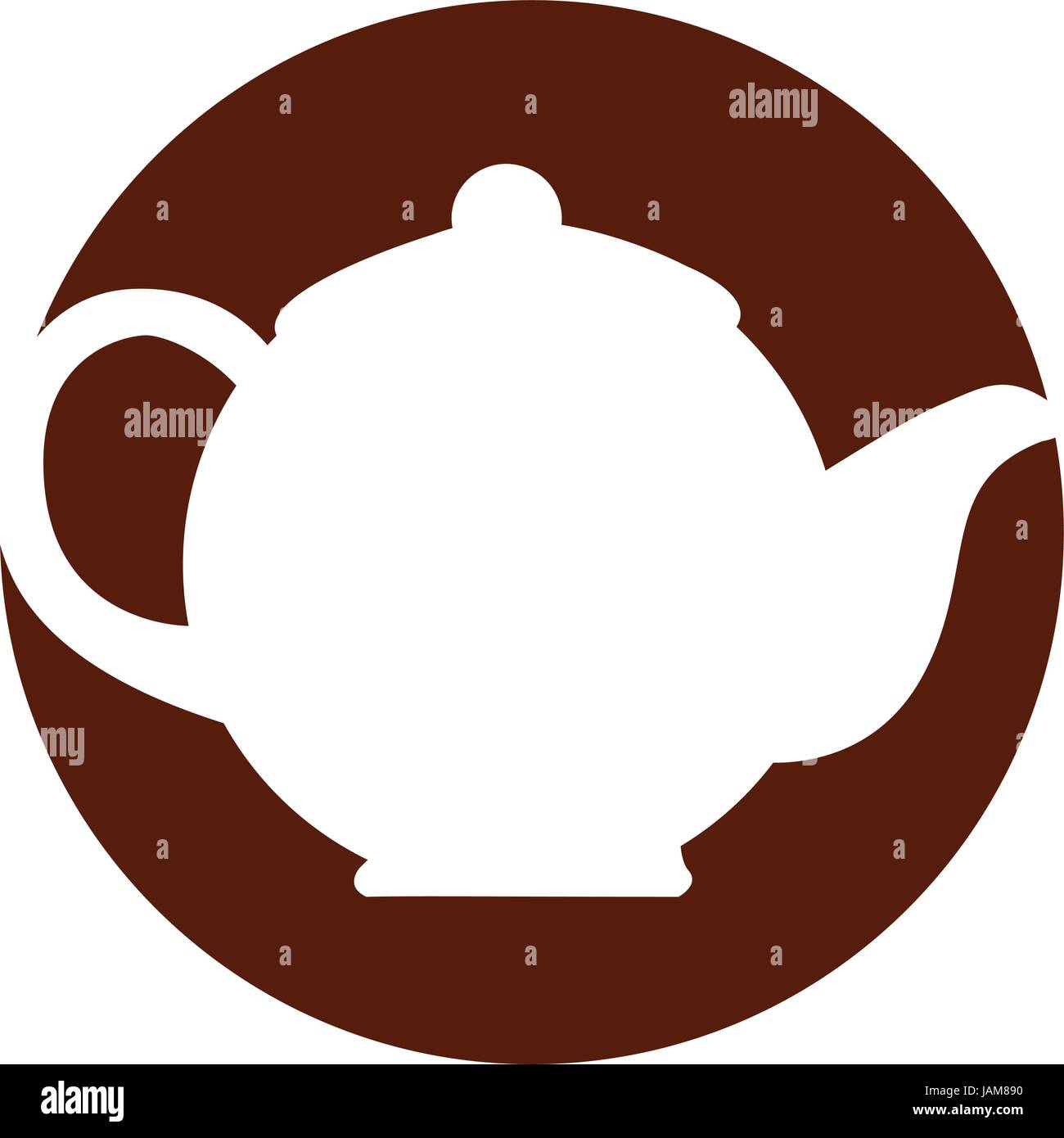 coffee teapot isolated icon Stock Vector Image & Art - Alamy