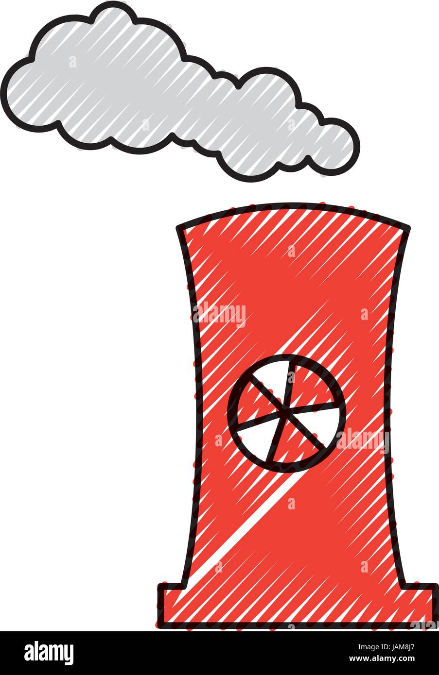 factory chimney isolated icon Stock Vector Image & Art - Alamy