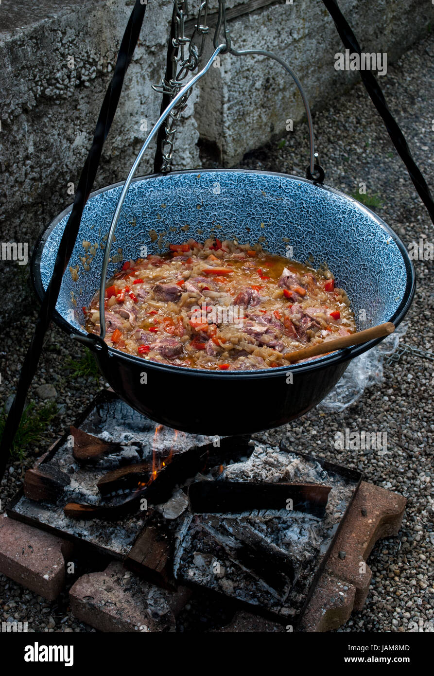 cooking a stew Stock Photo - Alamy