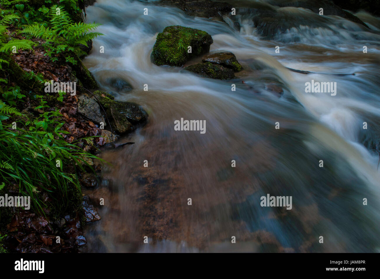 Stream with flowing water hi-res stock photography and images - Alamy