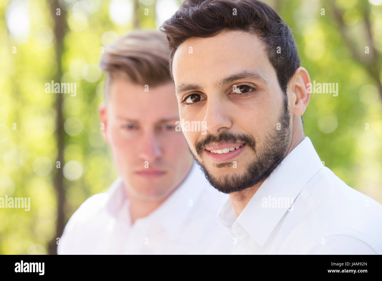 Two handsome young man hi-res stock photography and images - Alamy