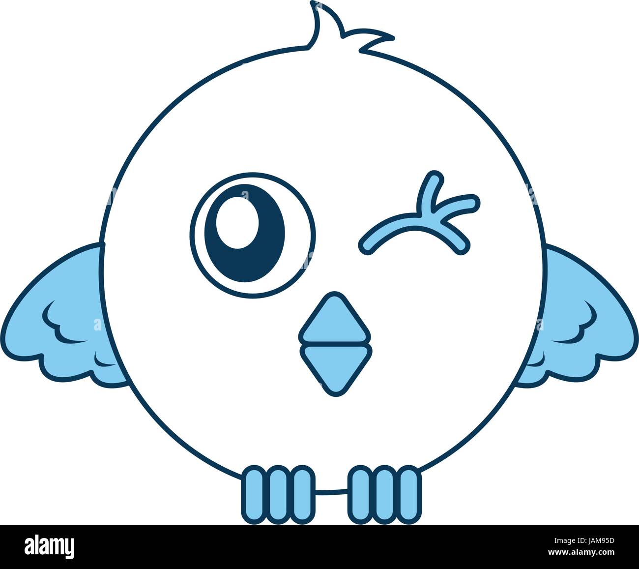 cute bird expression comic Stock Vector Image & Art - Alamy