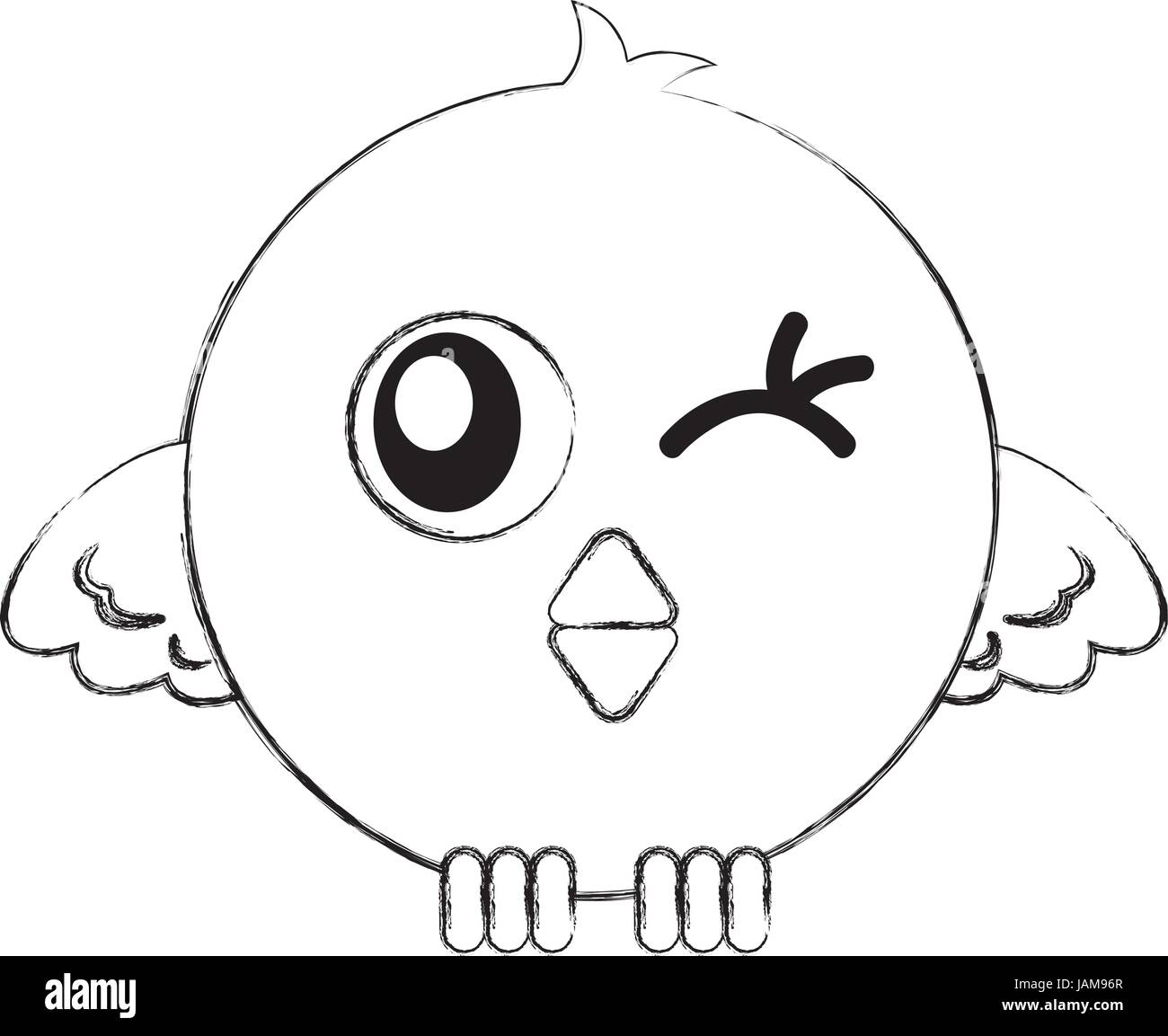 cute bird expression comic Stock Vector Image & Art - Alamy